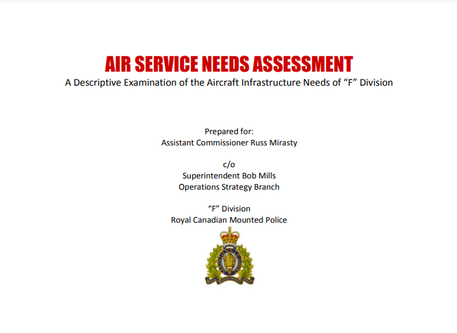 Air Service Needs Assessment - Centre for Forensic Behavioural Science ...
