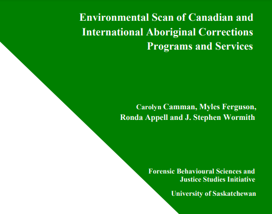 Environmental Scan of Canadian and International Aboriginal Corrections ...